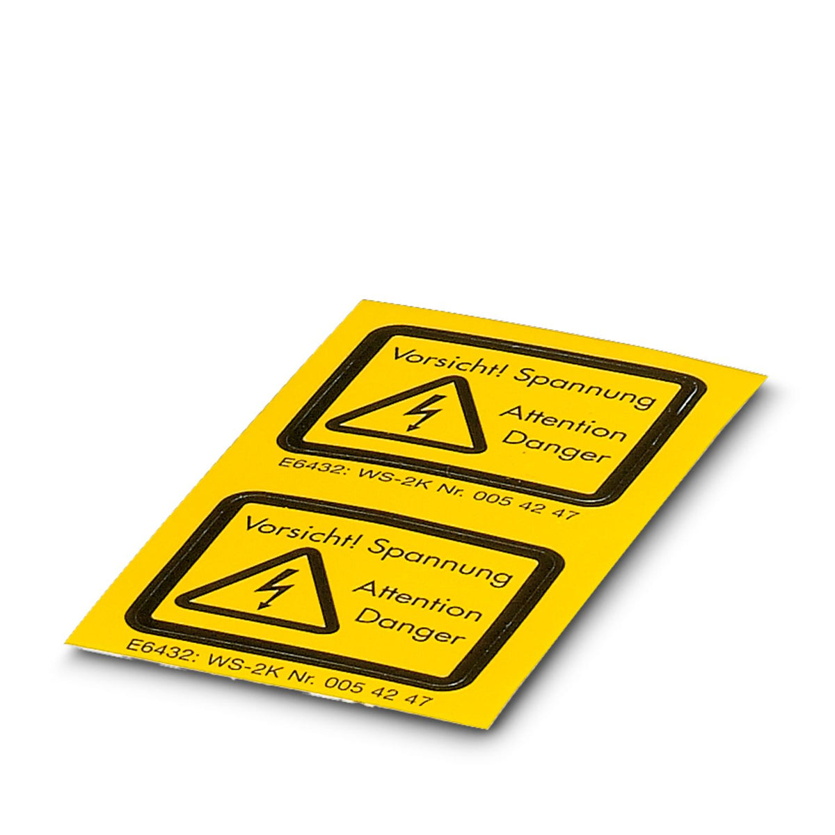 1004513 | Phoenix Contact | Adhesive Warning Plate, Self-Adhesive ...