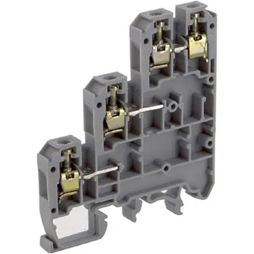 CTL2.5U-H/BU | Altech | Triple Level Terminal Block, Feed Through ...