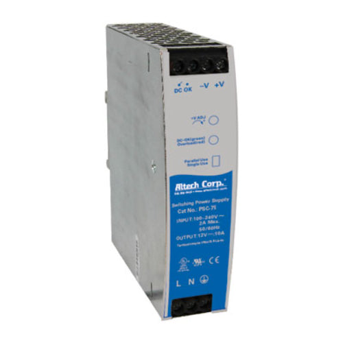 PSC-7524 | Altech | Power Supply, DIN Rail, 75 W, 85-264 VAC Input, 24 ...