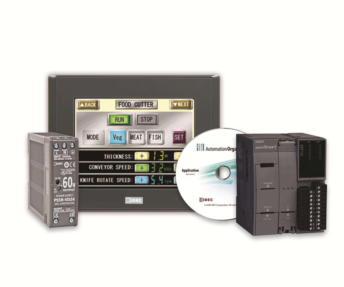 KIT-FC6A-C24R-HG2G-VHP | IDEC | MicroSmart FC6A PLC Starter Kit, 24 ...