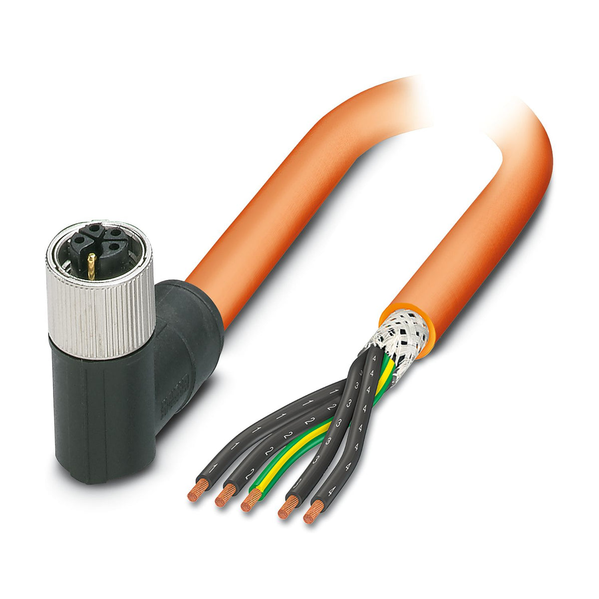 1414767 | Phoenix Contact | Power Cable, 5-Position Halogen-Free ...