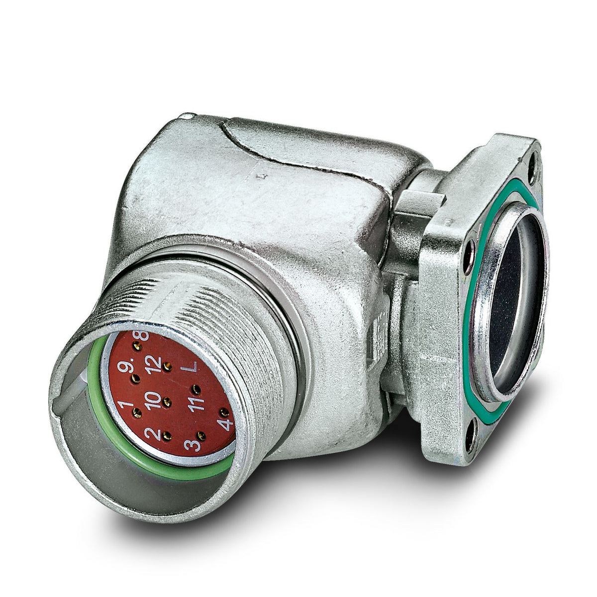 1607257 | Phoenix Contact | Device Connector Front Mounting, Angled ...