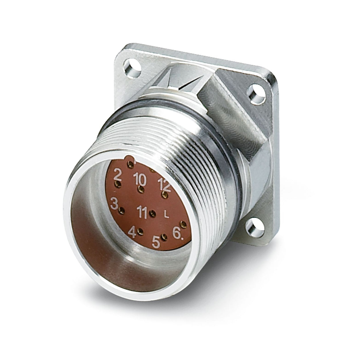 1607857 | Phoenix Contact | Device Connector Front Mounting, Straight ...