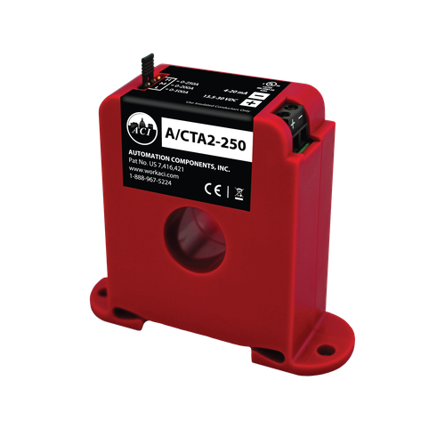 A/CTA2-250 | ACI | Analog Current Sensor, 4-20mA, DIN Rail, Solid Core ...