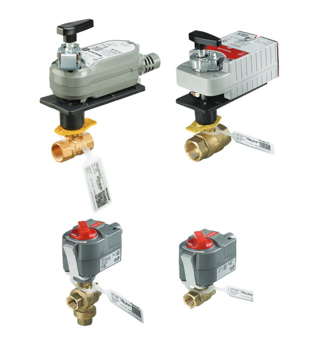 VB6B140+100+AL | Honeywell | VB6 Series 6-Way Control Ball Valve 3/4 ...